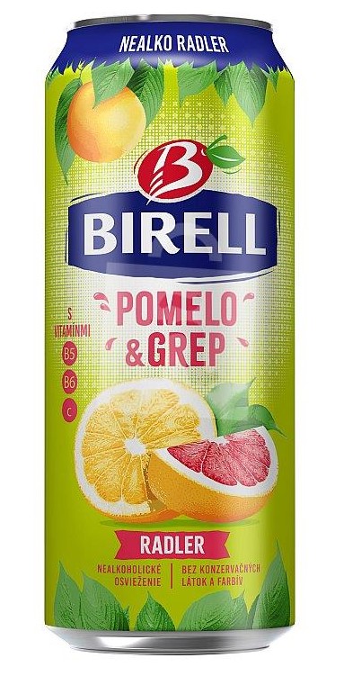 Birell Pomelo & grep nealko pivo, plech 0,5L (Z) | Klas