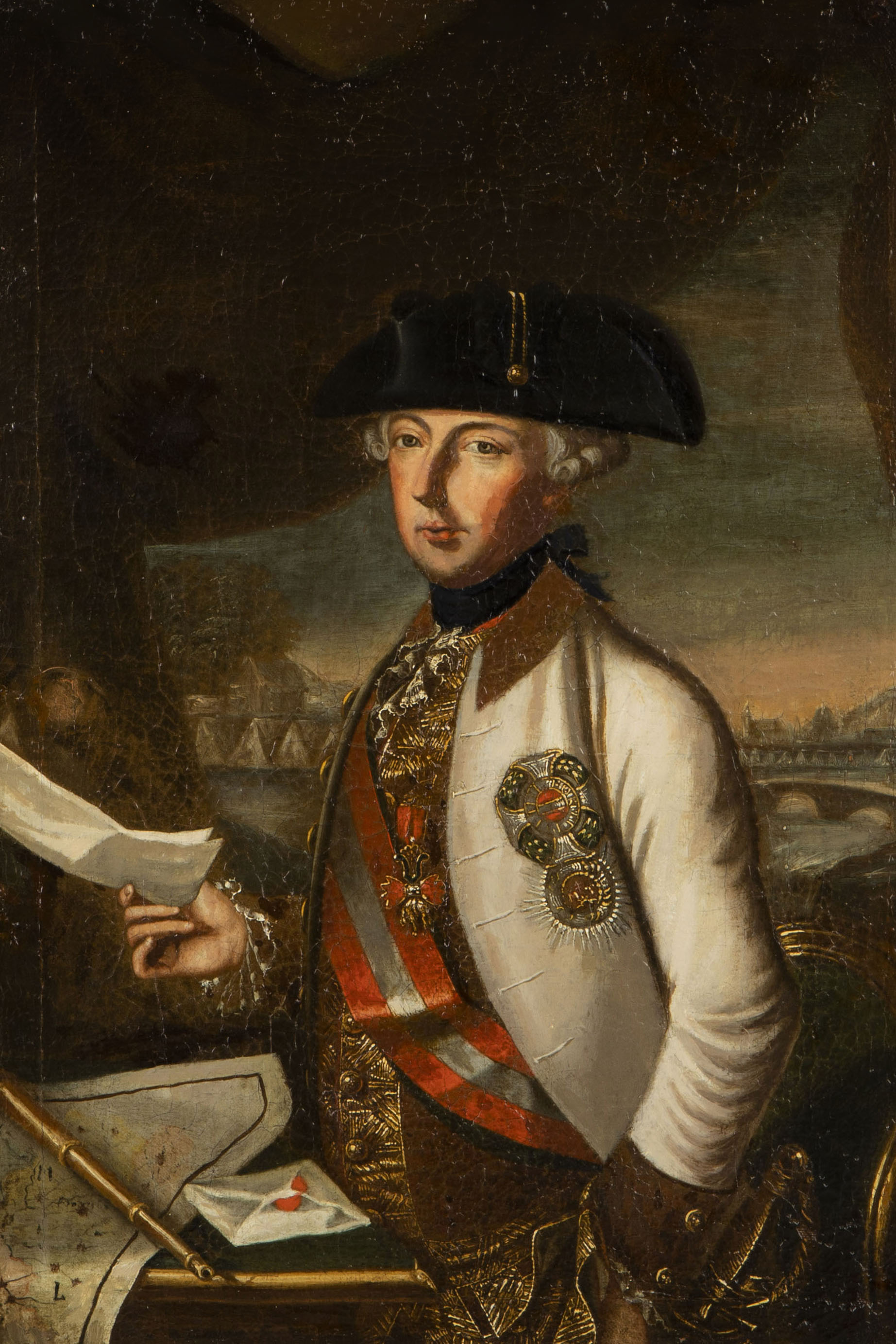 Austrian school, follower of Joseph Hickel (1736-1807): A portrait of ...