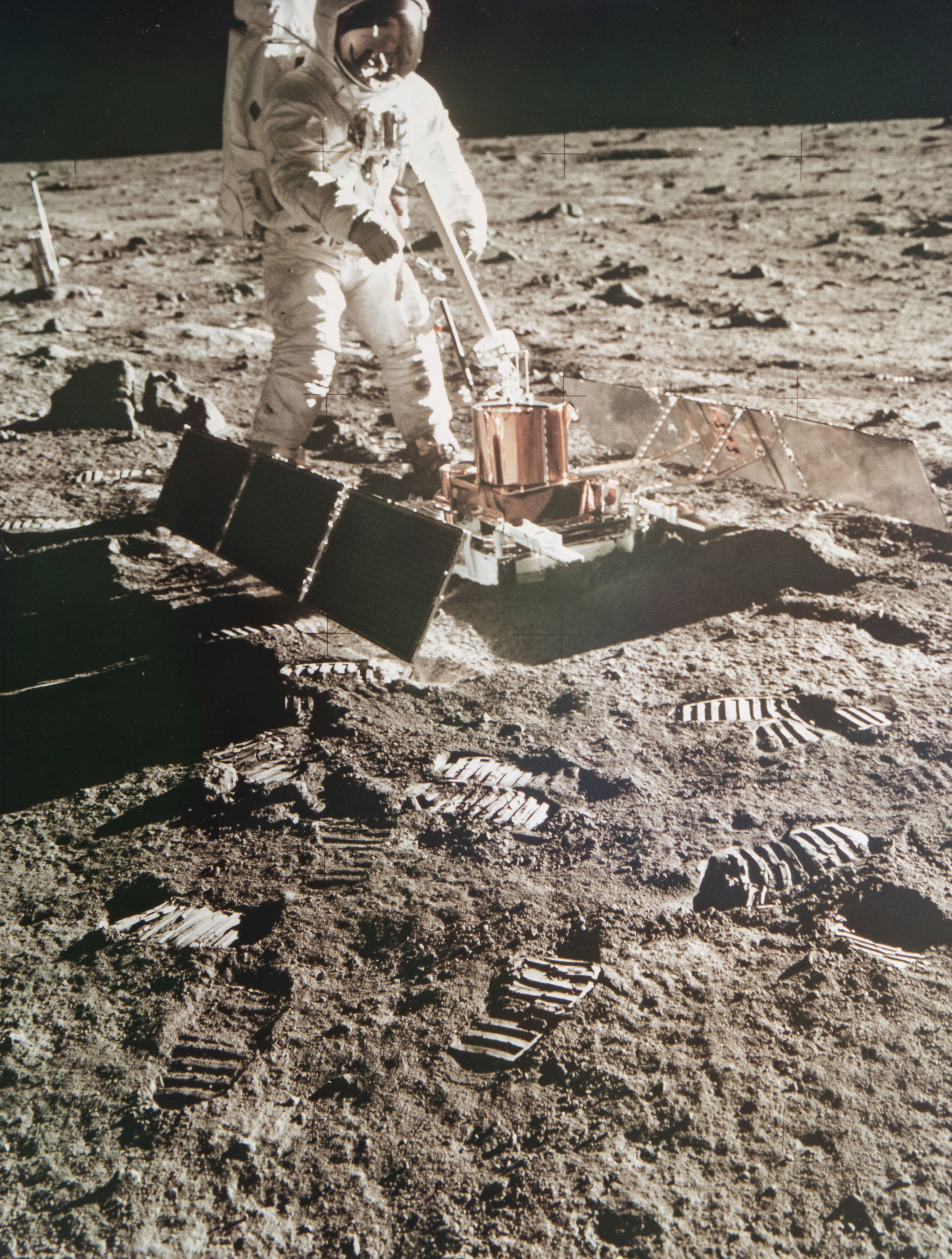 A varied collection of three NASA photographs, 1960's and 1970's ...