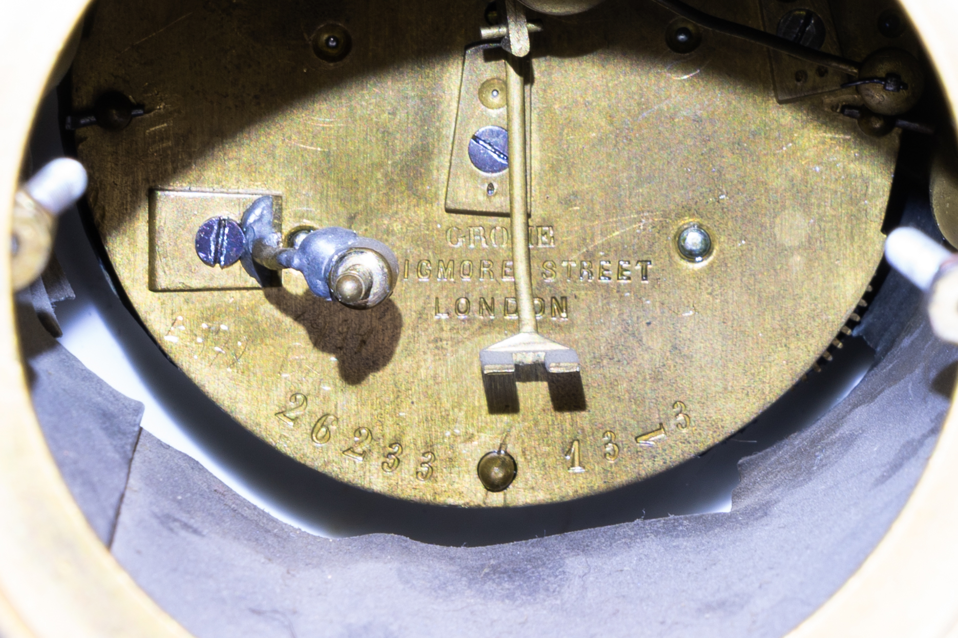 An English Minton gilt and 'Rose Pompadour' porcelain and biscuit three ...