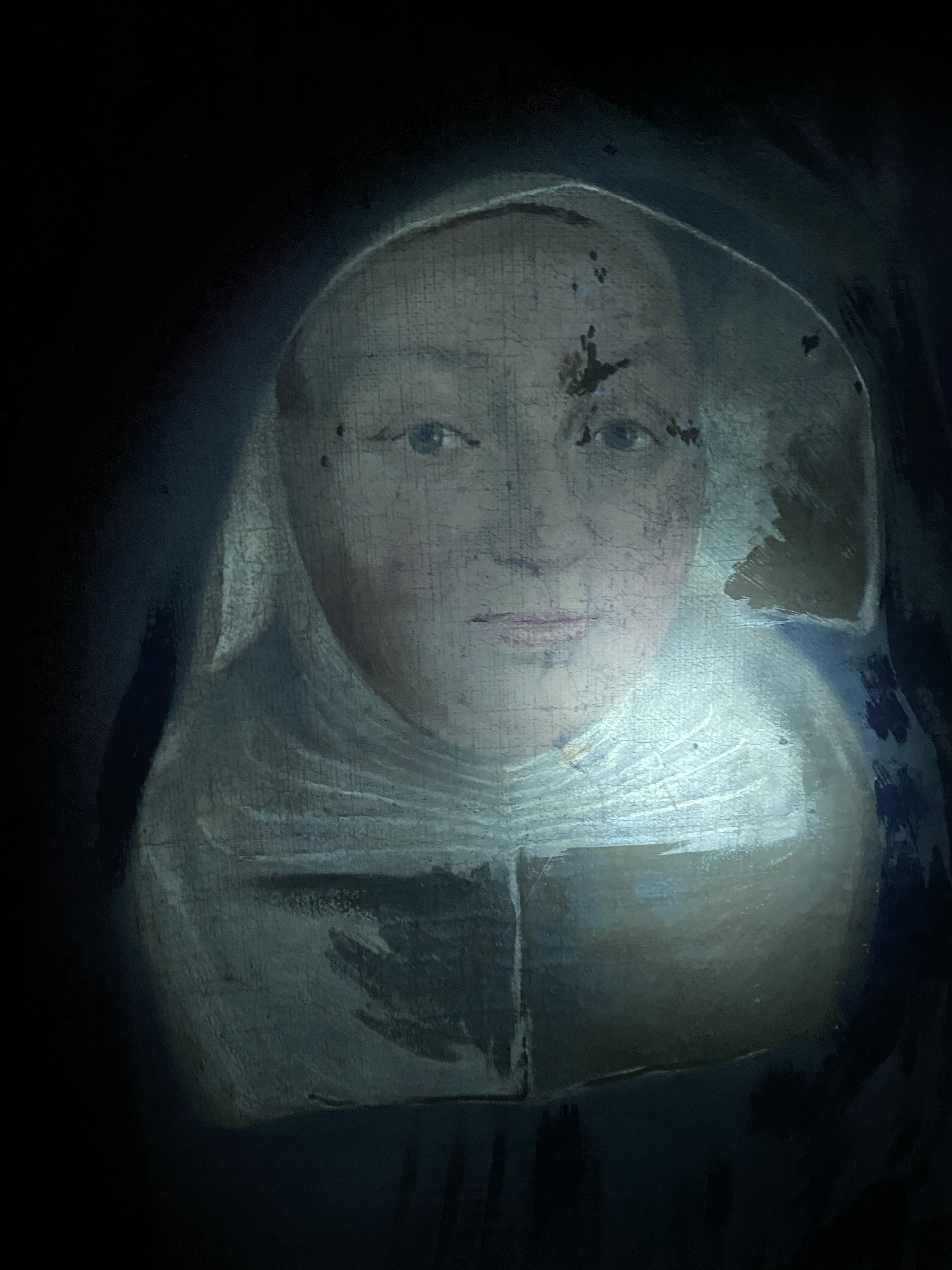 Flemish school: Portrait of a nun, oil on canvas, 18th century ...