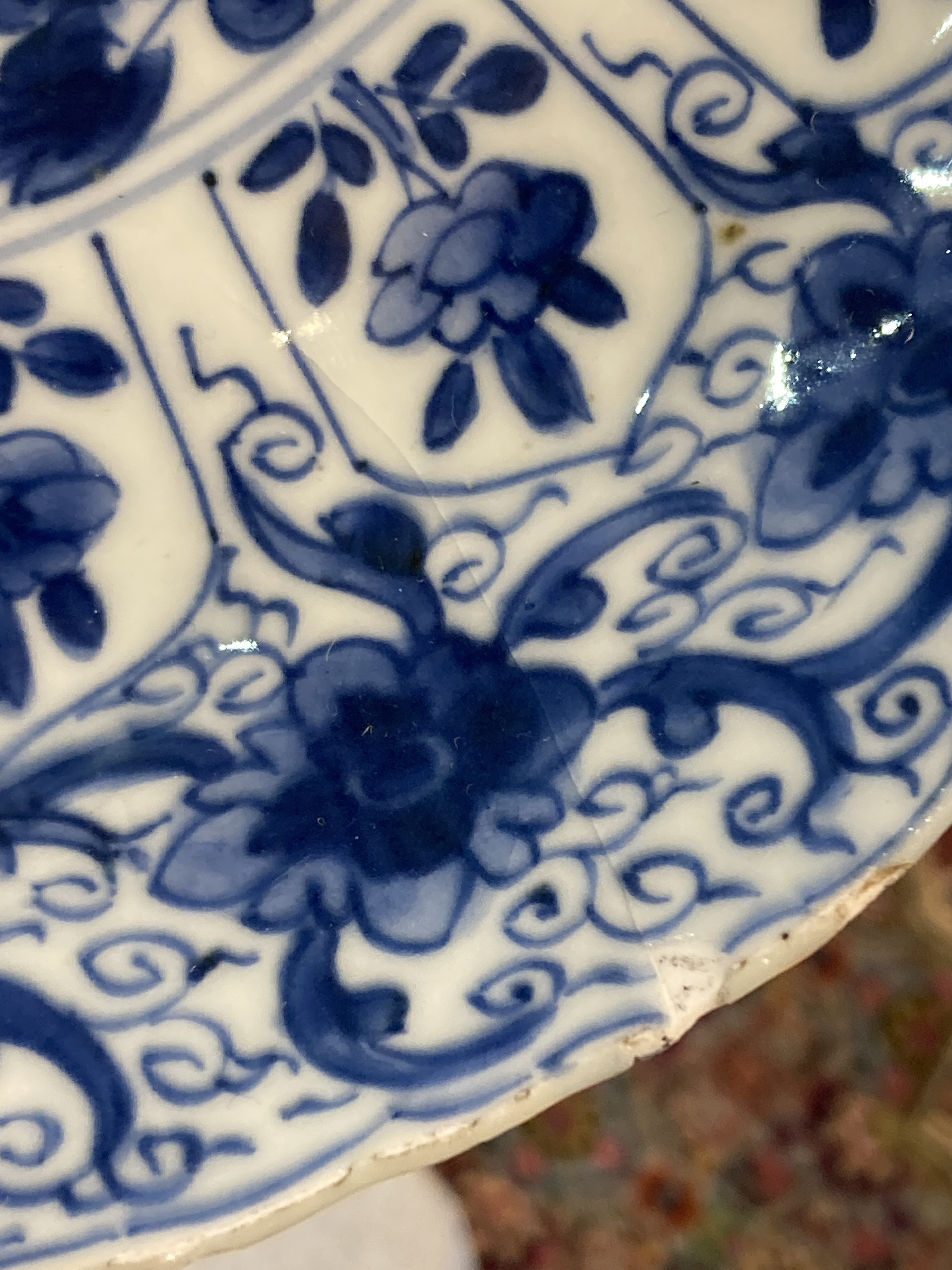 Five various Chinese blue and white dishes, Wanli and later - Coronari ...