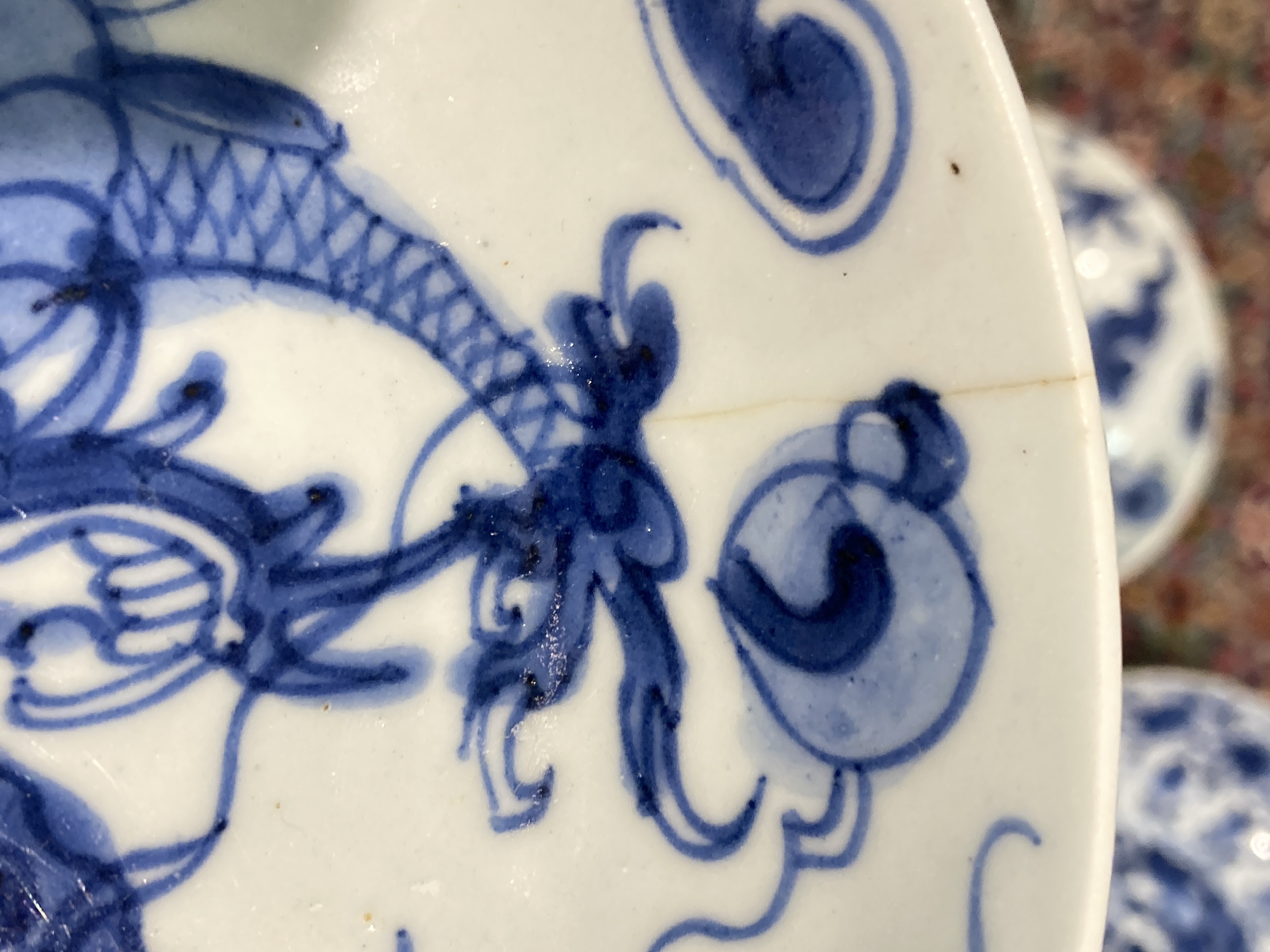 Five various Chinese blue and white dishes, Wanli and later - Coronari ...