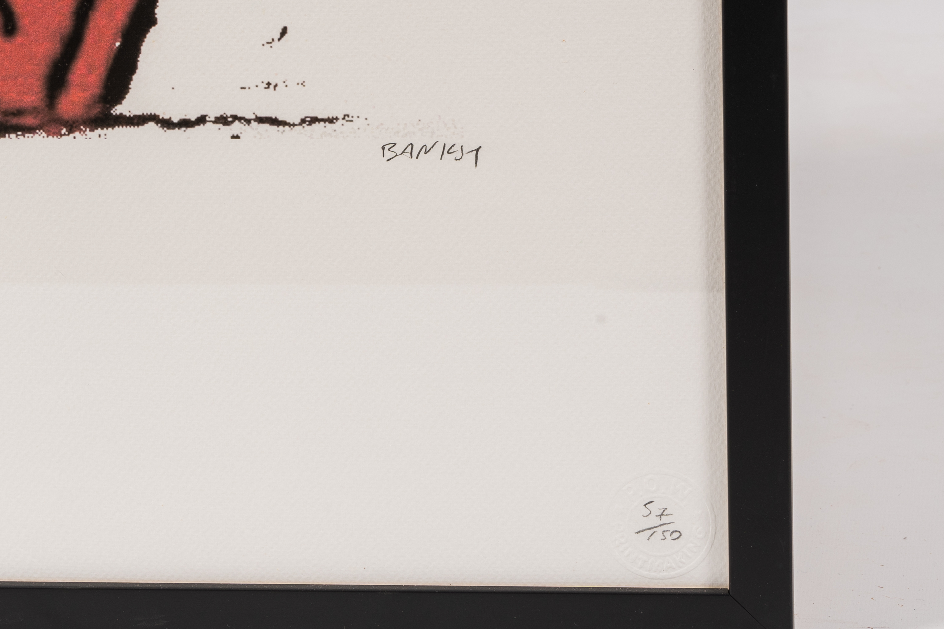 Banksy (1974, after): 'Charlie Brown smoking', multiple, ed. 57/150 ...