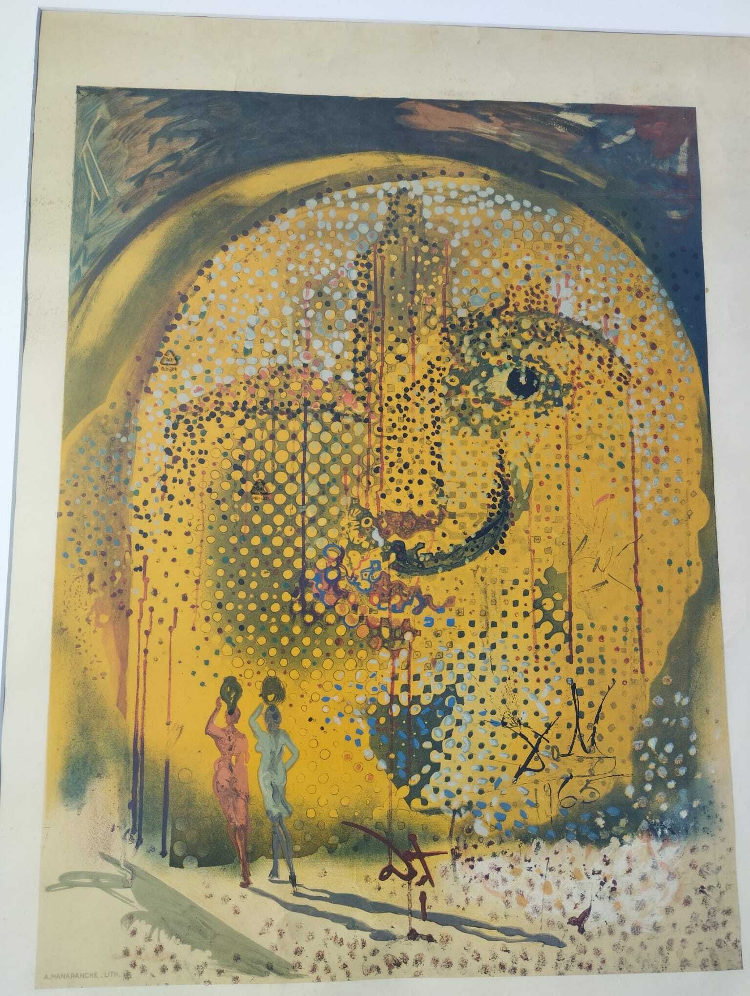 Salvador Dali (1904-1989): 'Sol y Dali', lithograph in colours, dated ...