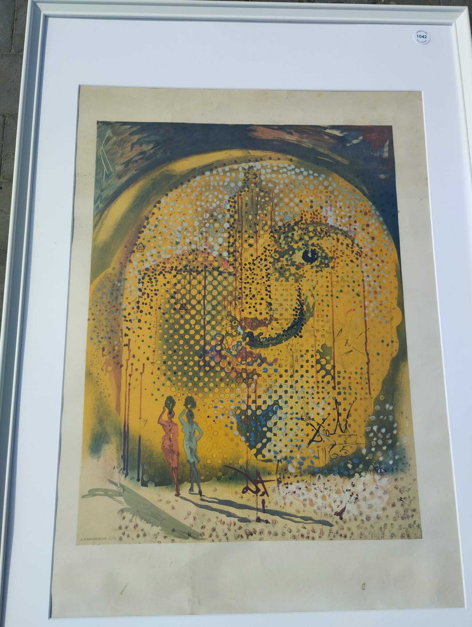 Salvador Dali (1904-1989): 'Sol y Dali', lithograph in colours, dated ...