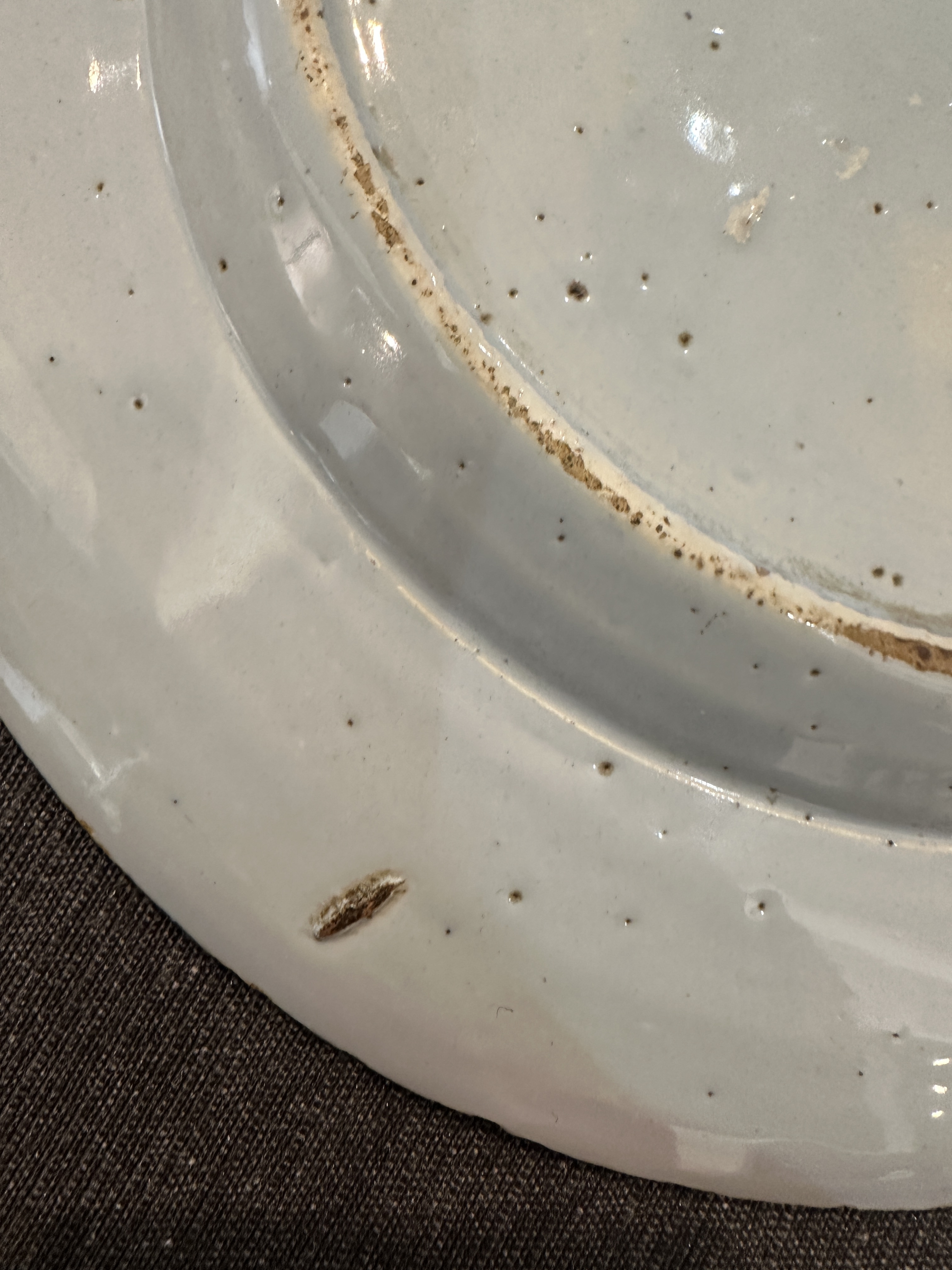 A very rare Dutch Delft yellow ground 'Sample' or 'Hundred antiquities ...