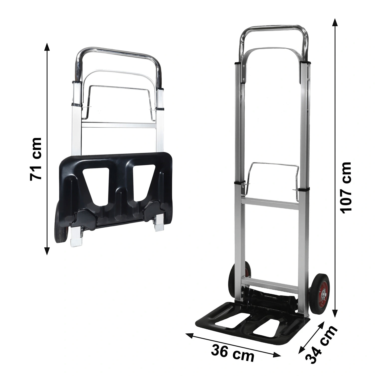 Skladací transportný vozík, nosnosť do 90kg | www.svetpredeti.sk