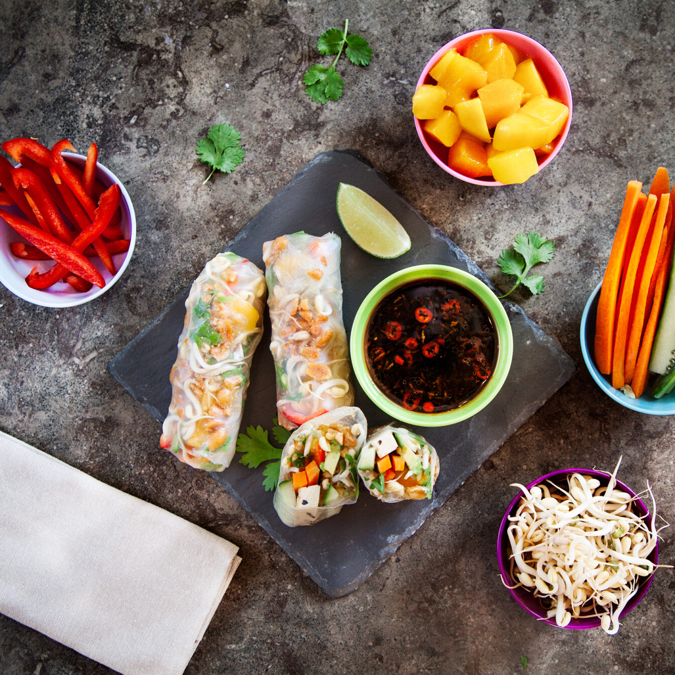 Recept med rispapper – Tasteline