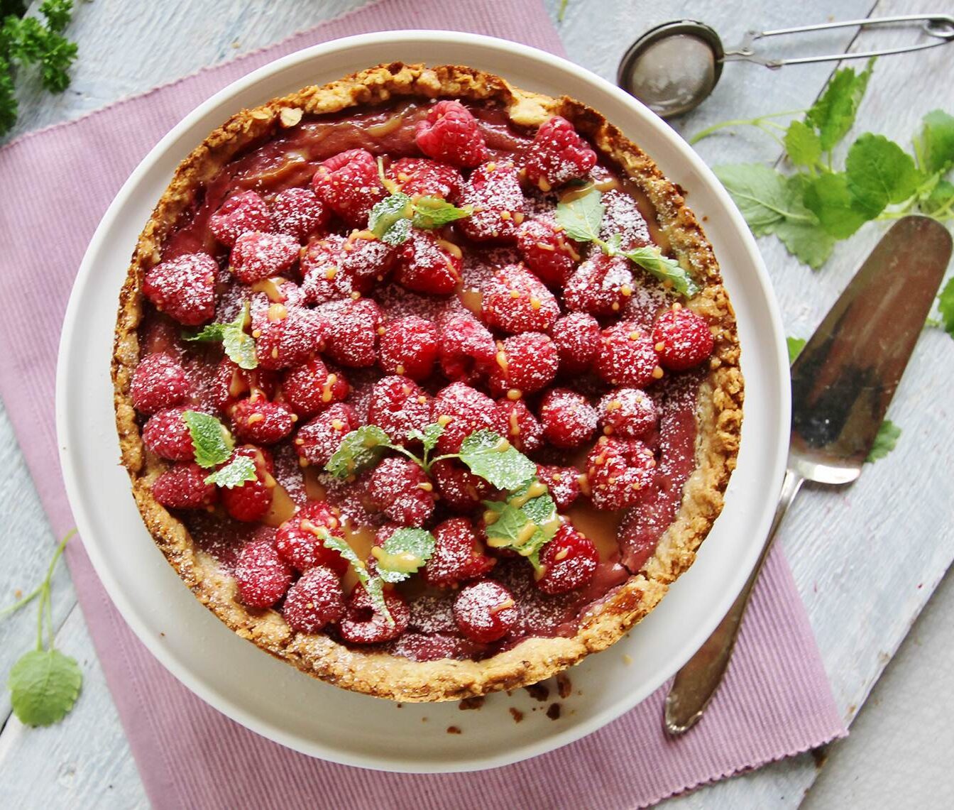 Baka med hallon – Tasteline