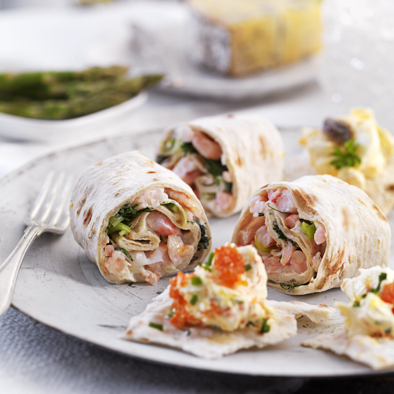 Snittar med räkröra – Tasteline