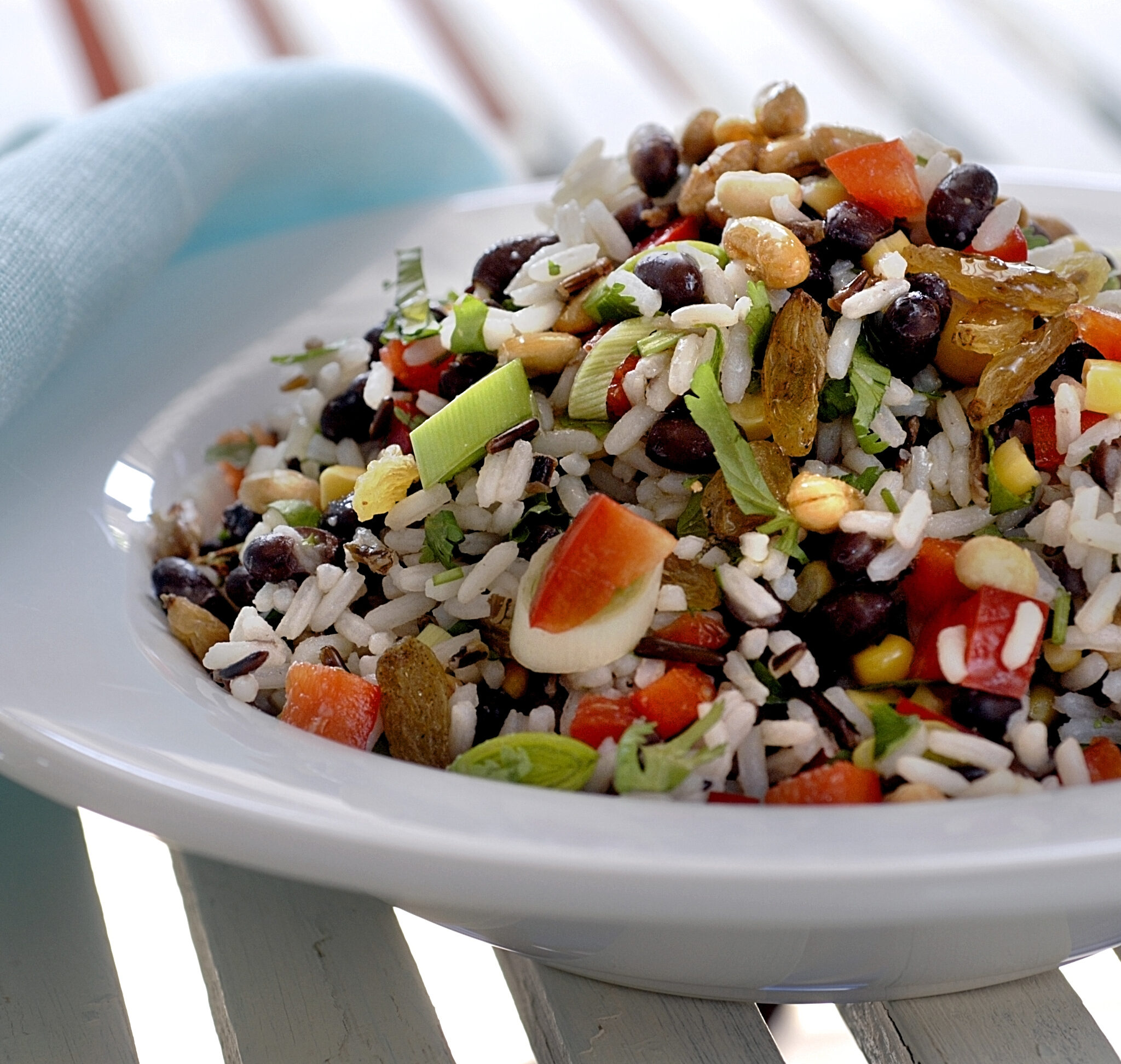 Rissallad med bönor och koriander – Tasteline