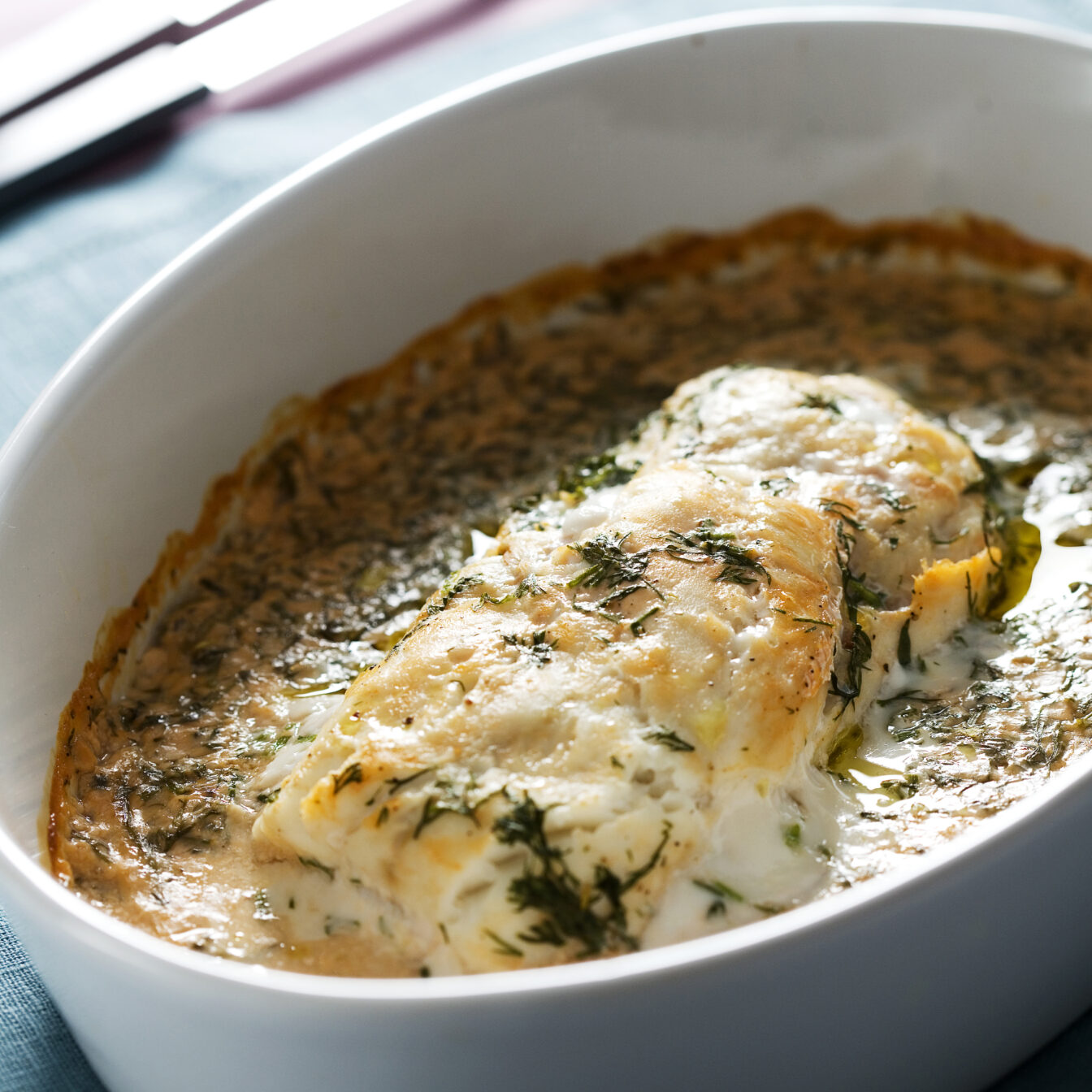 Röda fisken – Tasteline