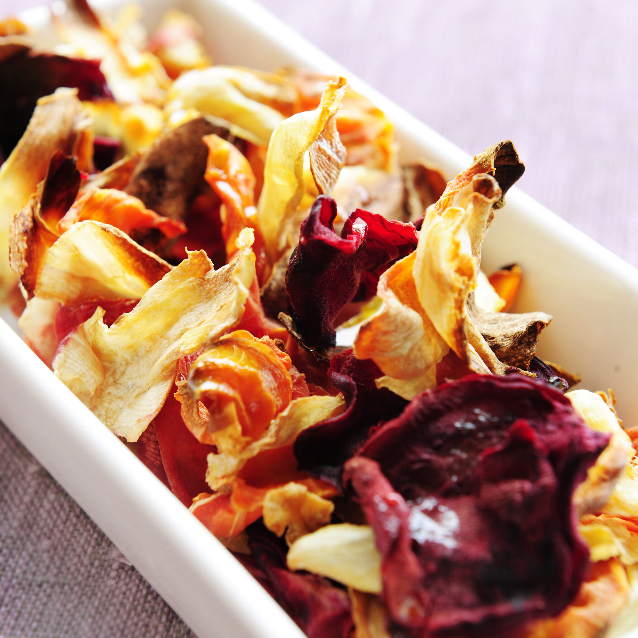 Rotfruktschips – Tasteline