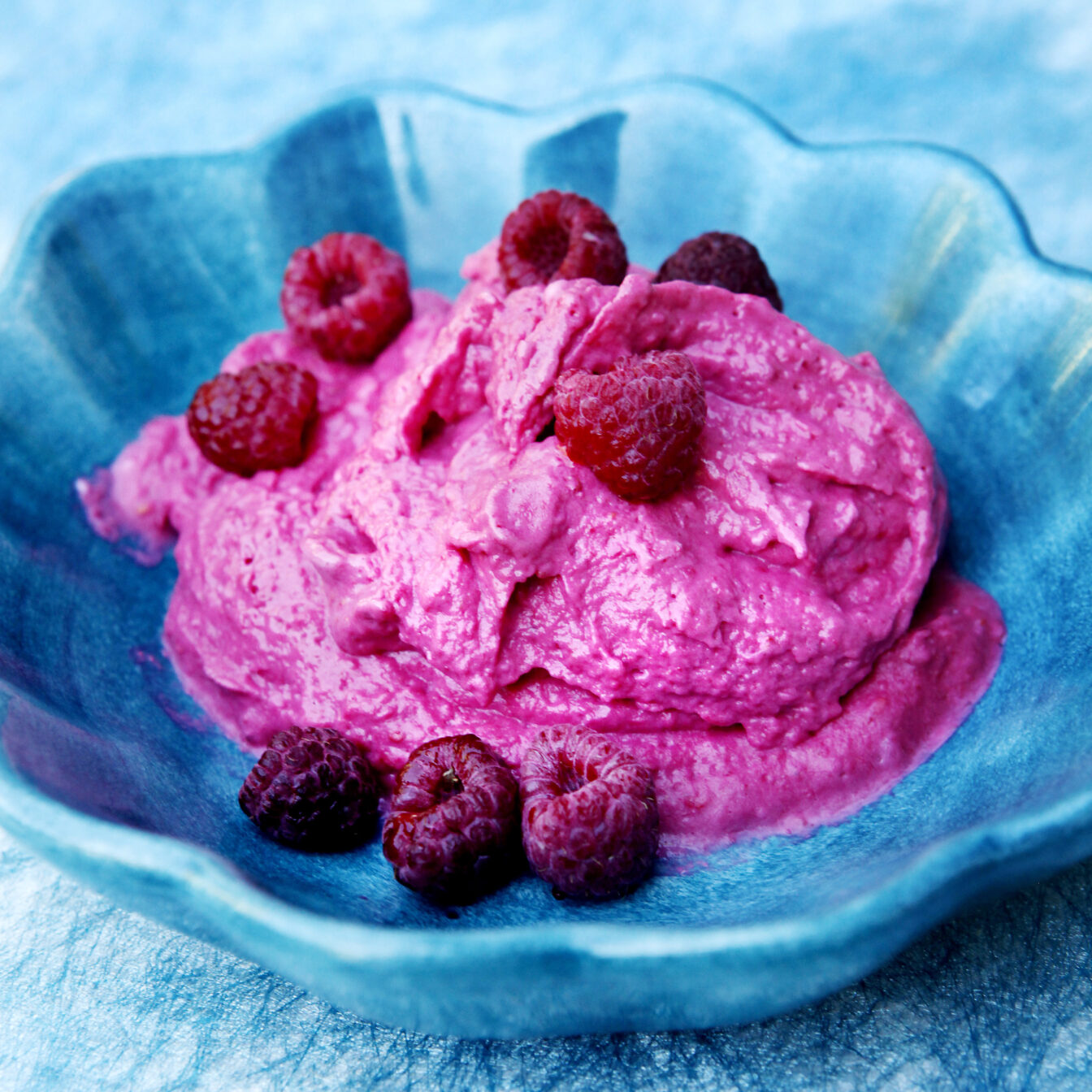 Hallonglass med kesella – Tasteline