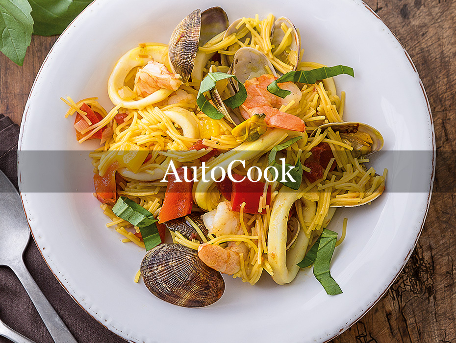 Pastapaella med fisk och skaldjur – Tasteline