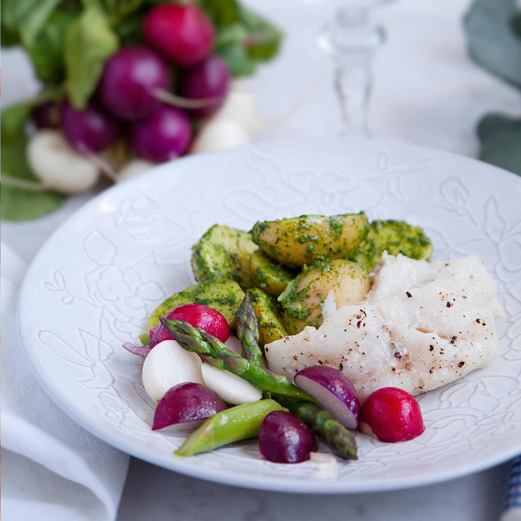 Torskrygg i ugn – Tasteline