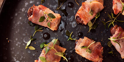 Ostfyllda baconlindade dadlar med Kavli ÄdelOst – Tasteline