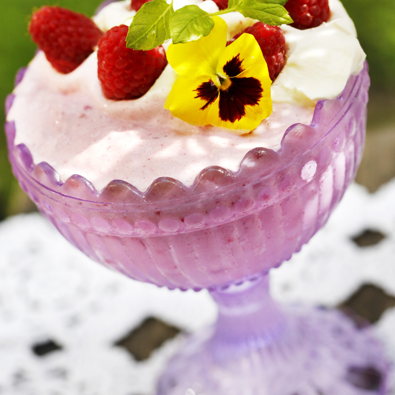 Blixtsnabb hallonglass – Tasteline