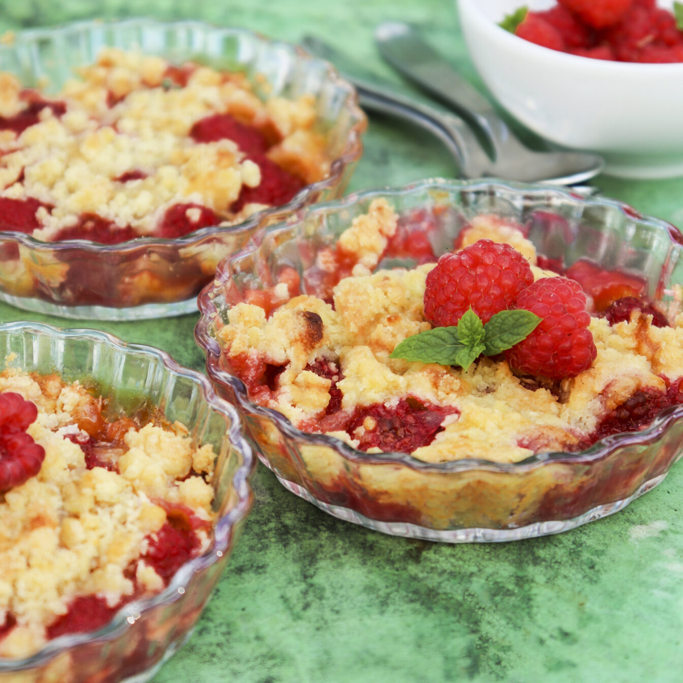 Hallonpaj med smuldeg – Tasteline