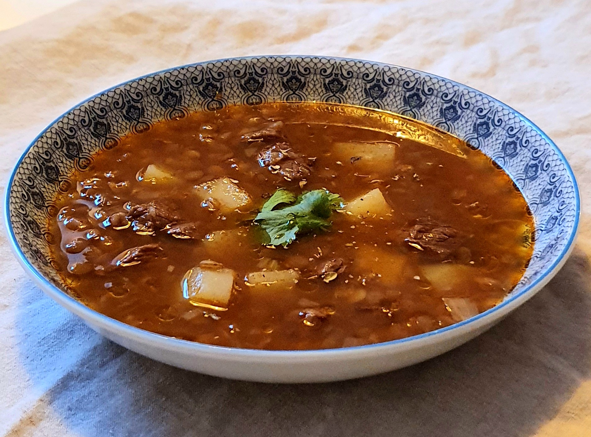 Linssoppa med högrev – Tasteline