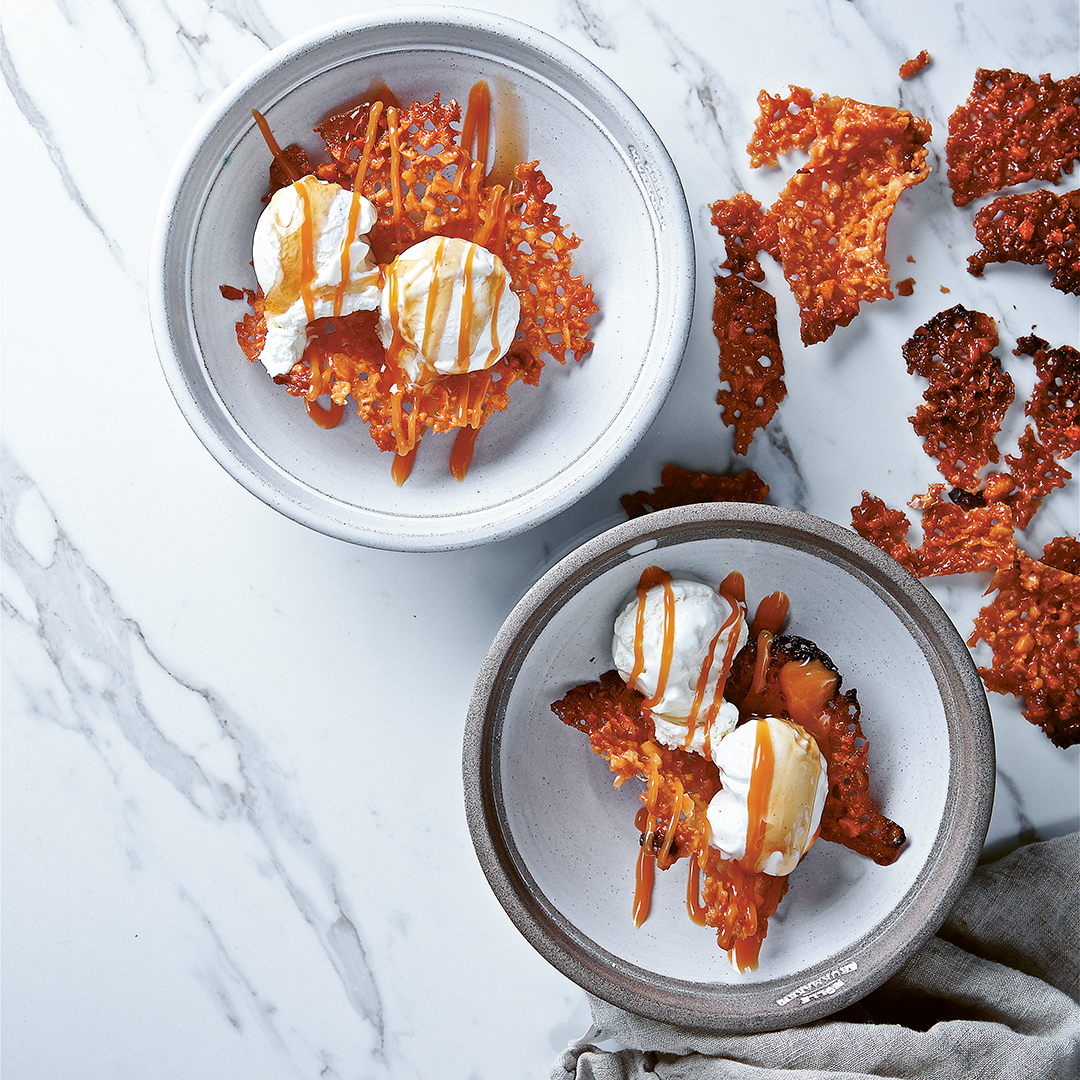 Yuzuglass med mandelflarn – Tasteline