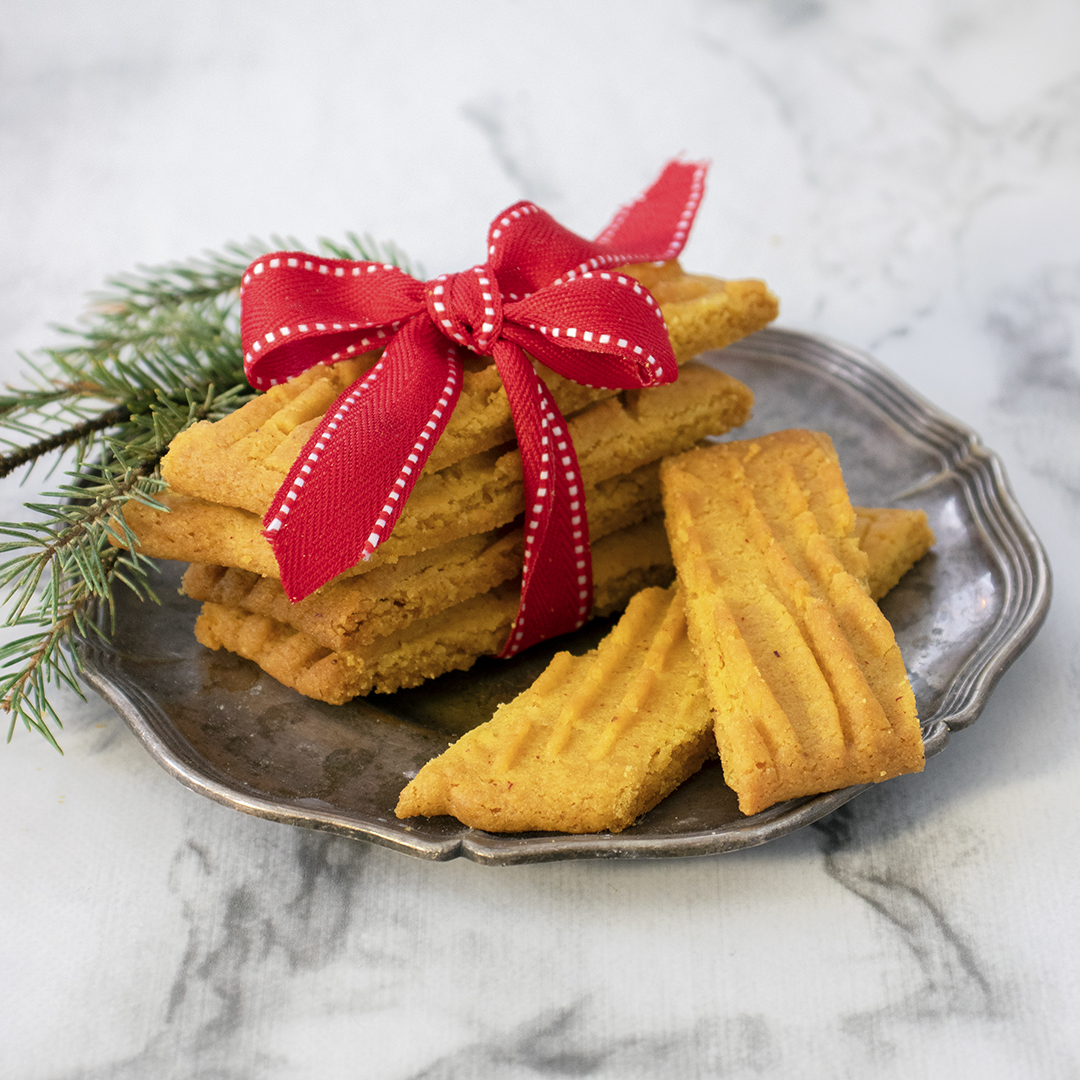 Saffranskolasnittar – Tasteline